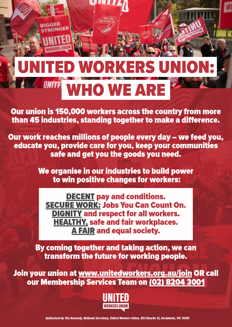 Your union resources – United Workers Union